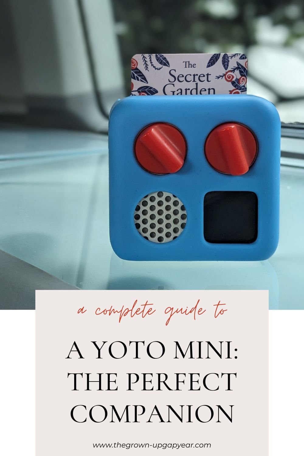 A Yoto Mini review - the perfect roadtrip companion - The Grown-Up Gap Year